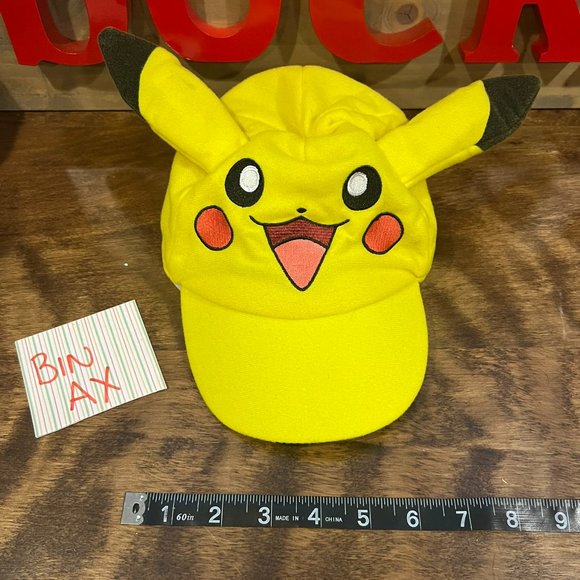 Pokemon | Accessories | 52 Pokemon Pikachu Yellow Snapback Trucker Hat ...